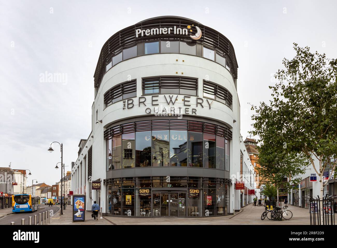Brewery Quarter, Cheltenham town centre, Gloucesterhire, England Stock ...
