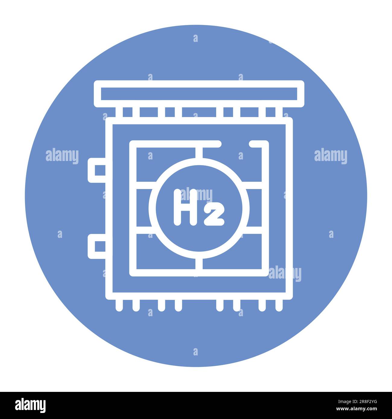 Welding H2 color line icon. Hydrogen energy. Isolated vector element ...
