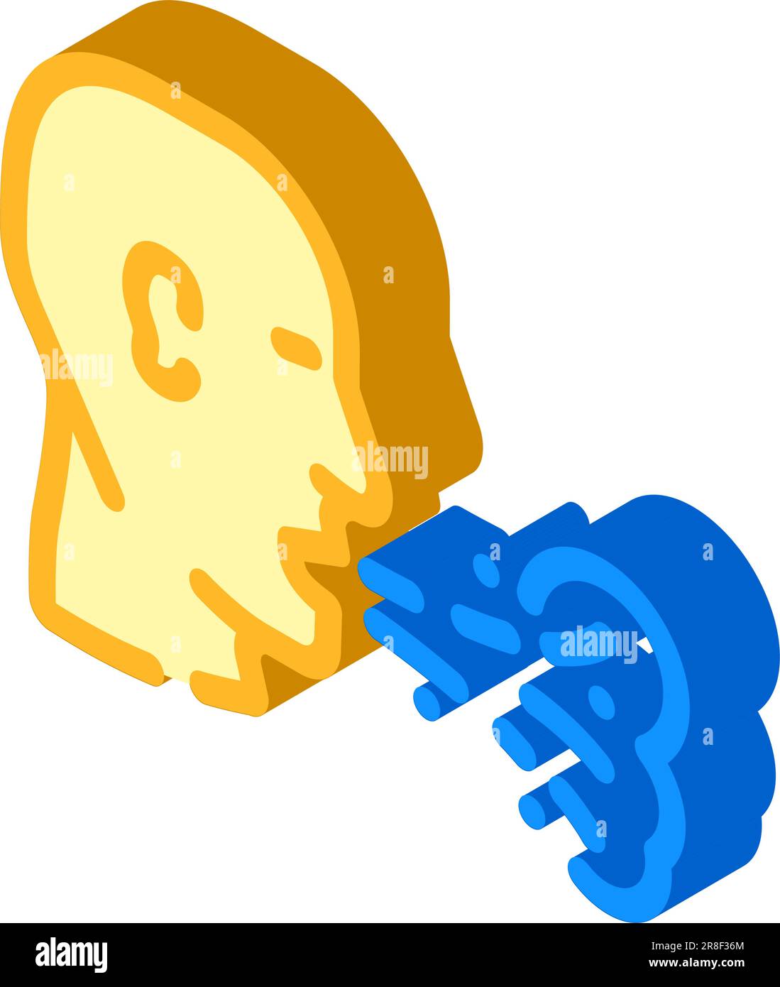 breath smell isometric icon vector illustration Stock Vector Image ...