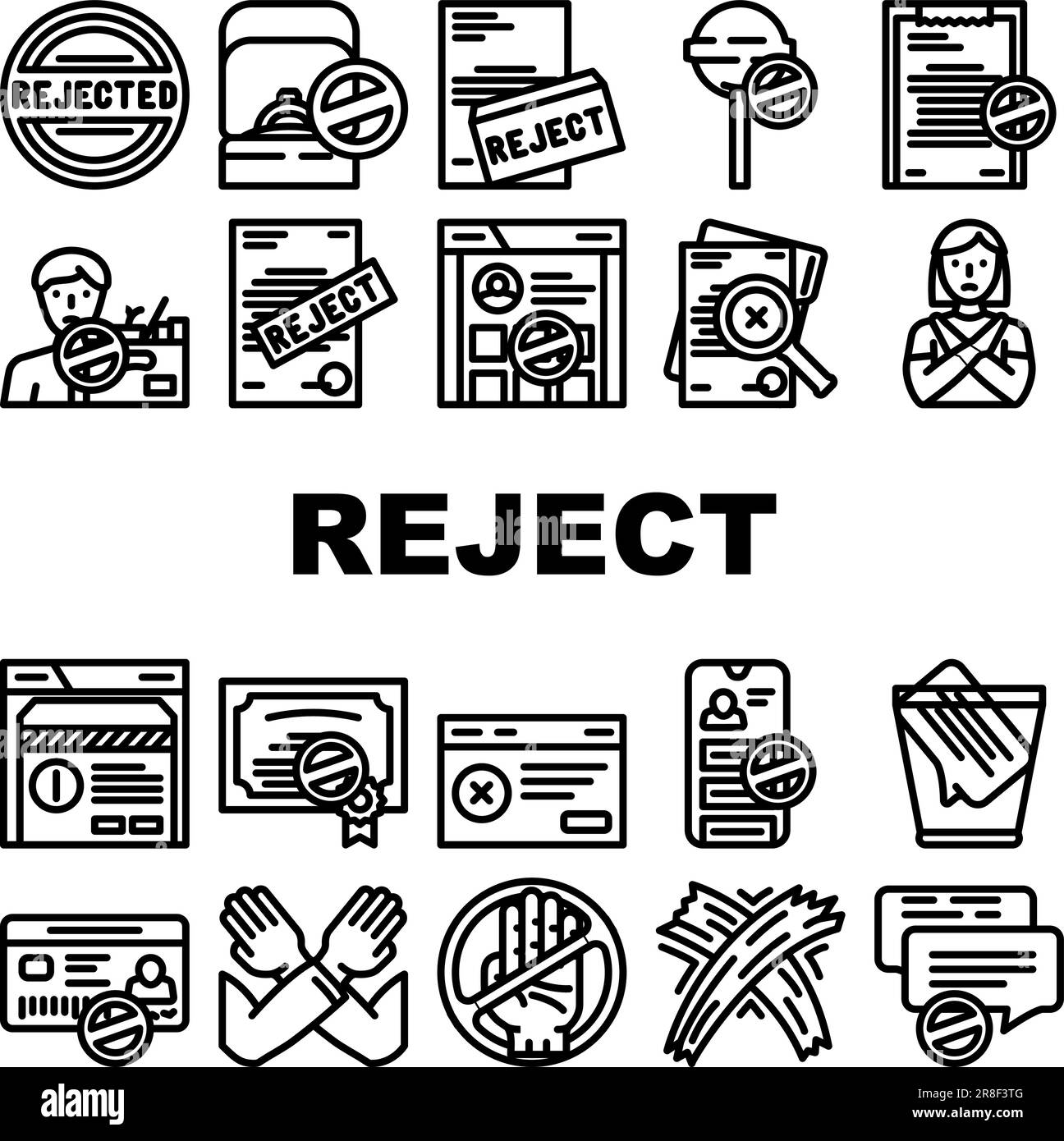 Cancel stamp Black and White Stock Photos & Images - Alamy