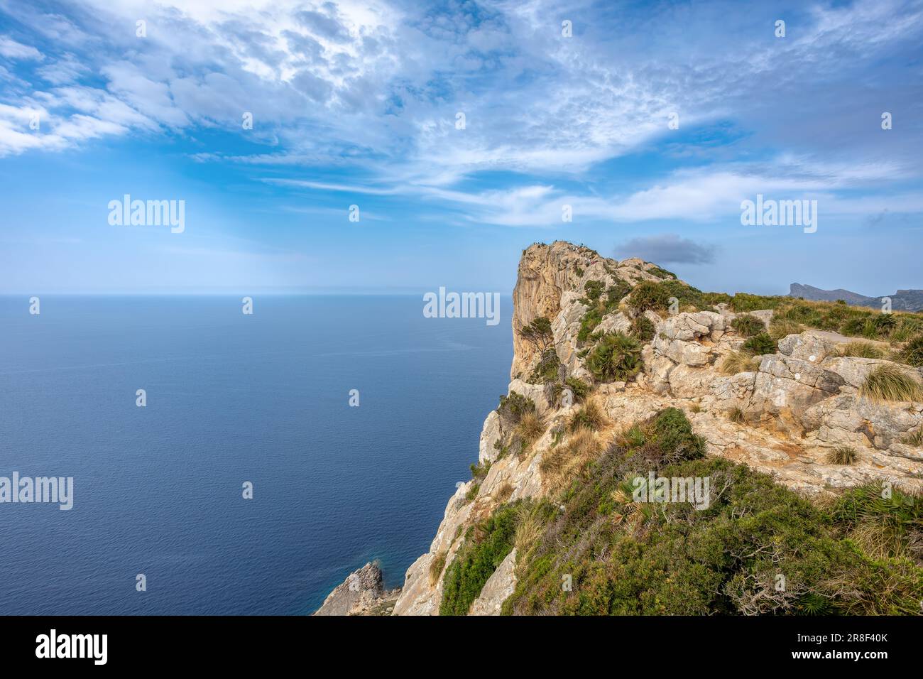 View from Mirador de Es Colomer, Peninsula de Formentor, Balearic ...