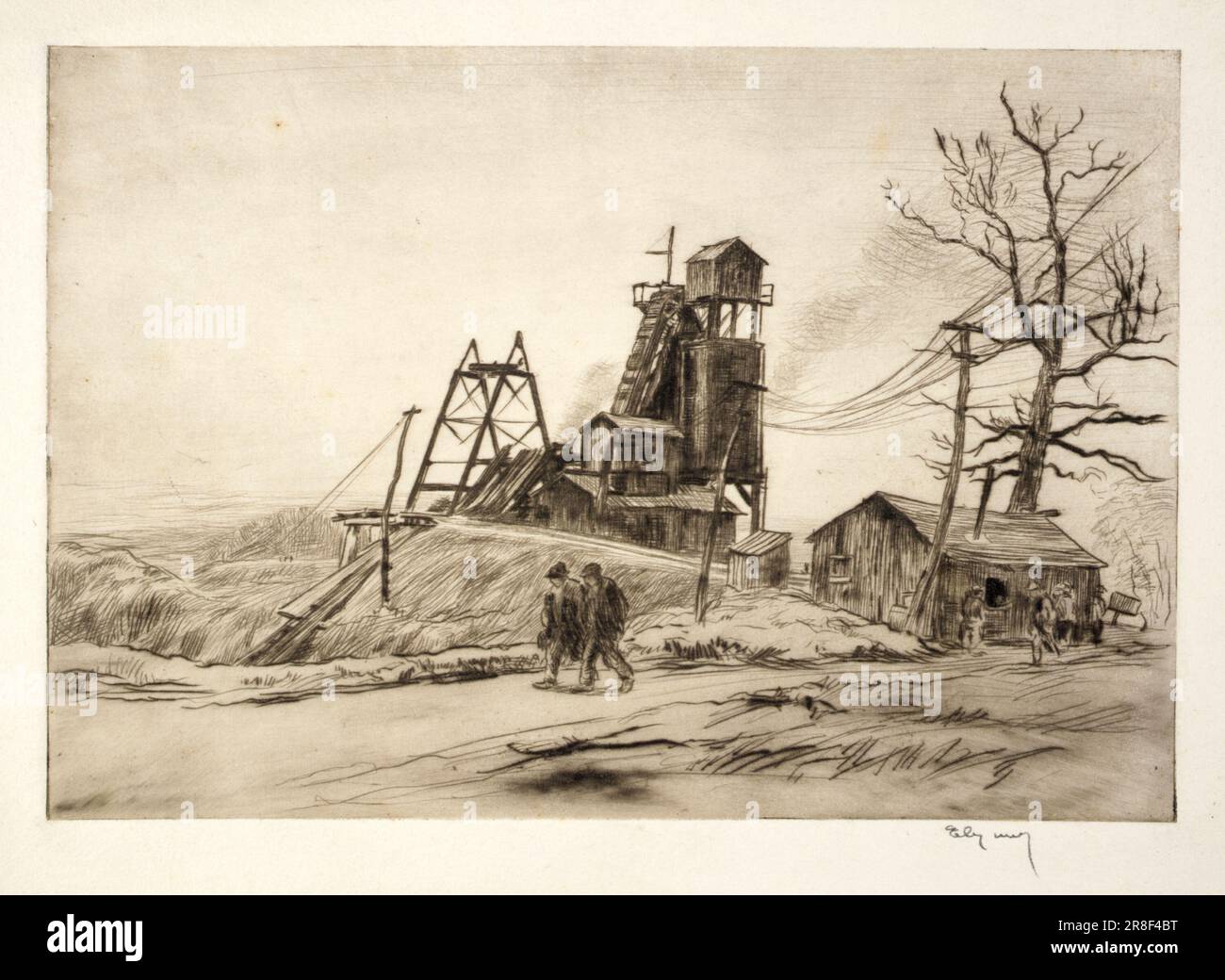 Day's End ca. 1920-1940 by Kerr Eby, born Tokyo, Japan 1889-died ...