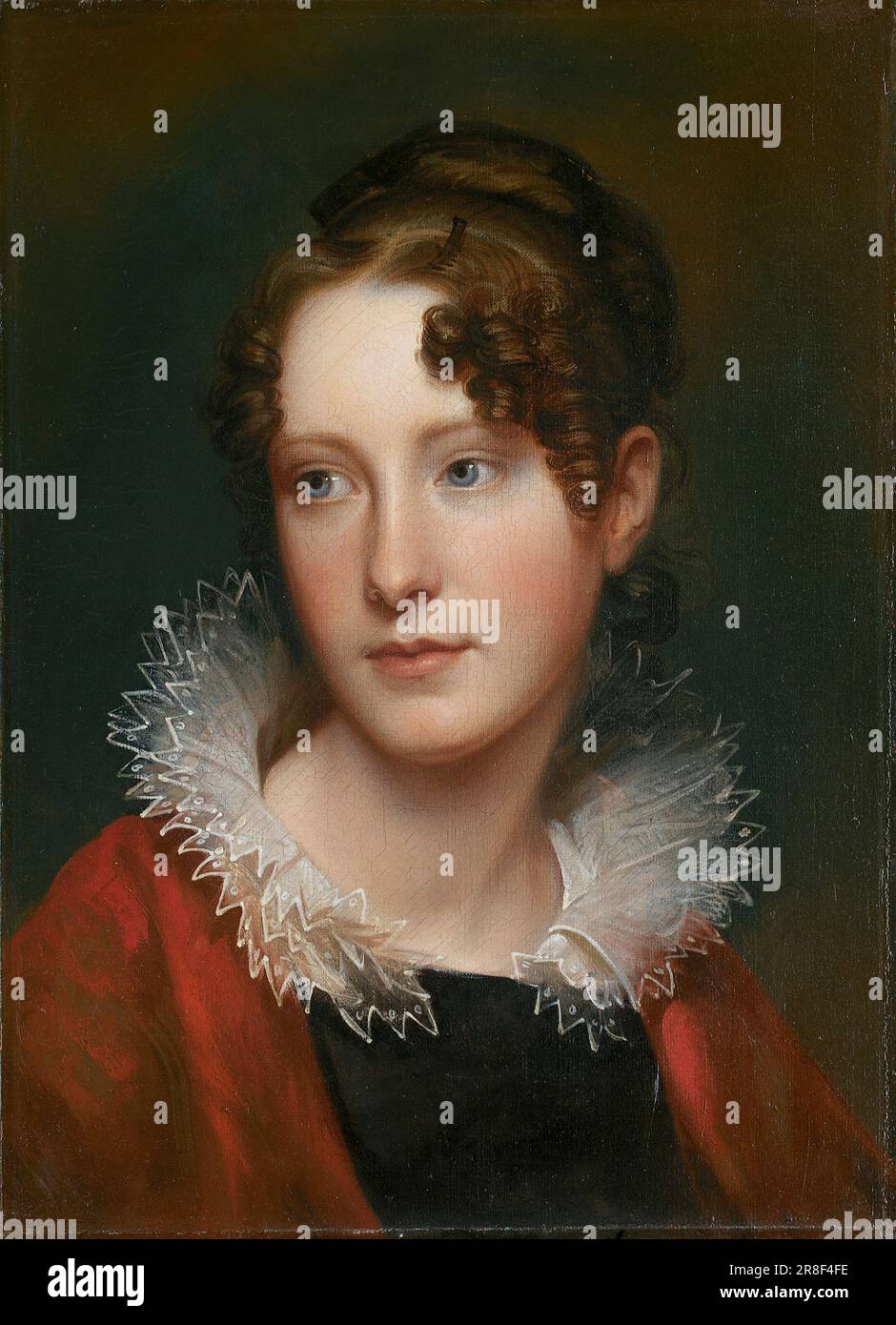 Portrait of Rosalba Peale ca. 1820 by Rembrandt Peale, born PA 1778 ...