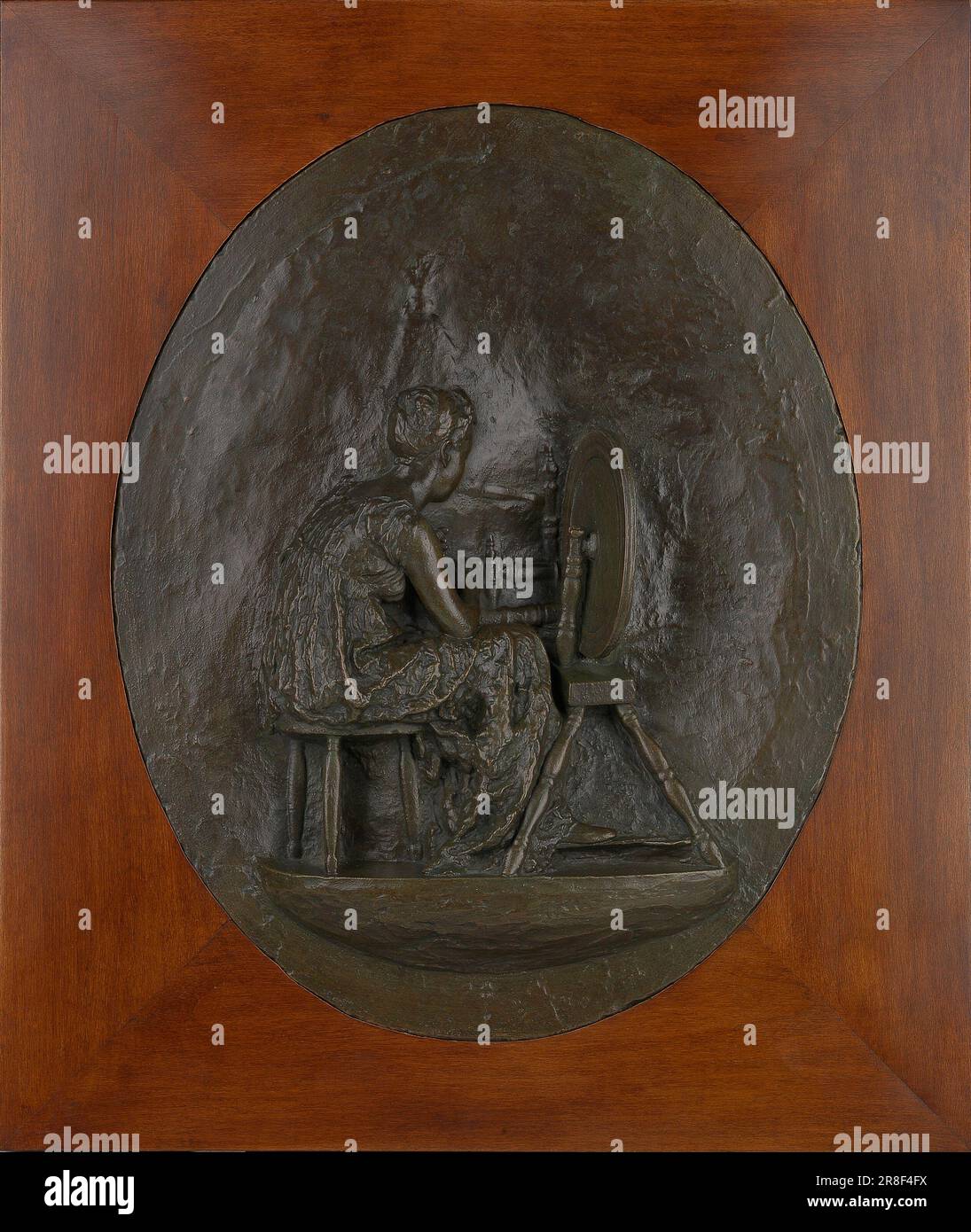 Spinning modeled 1882-1883, cast 1980 by Thomas Eakins, born ...