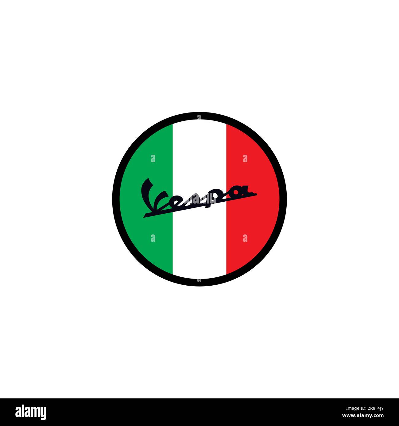 Vespa Italy Icon. Italy Glag vector Design Stock Vector Image & Art - Alamy