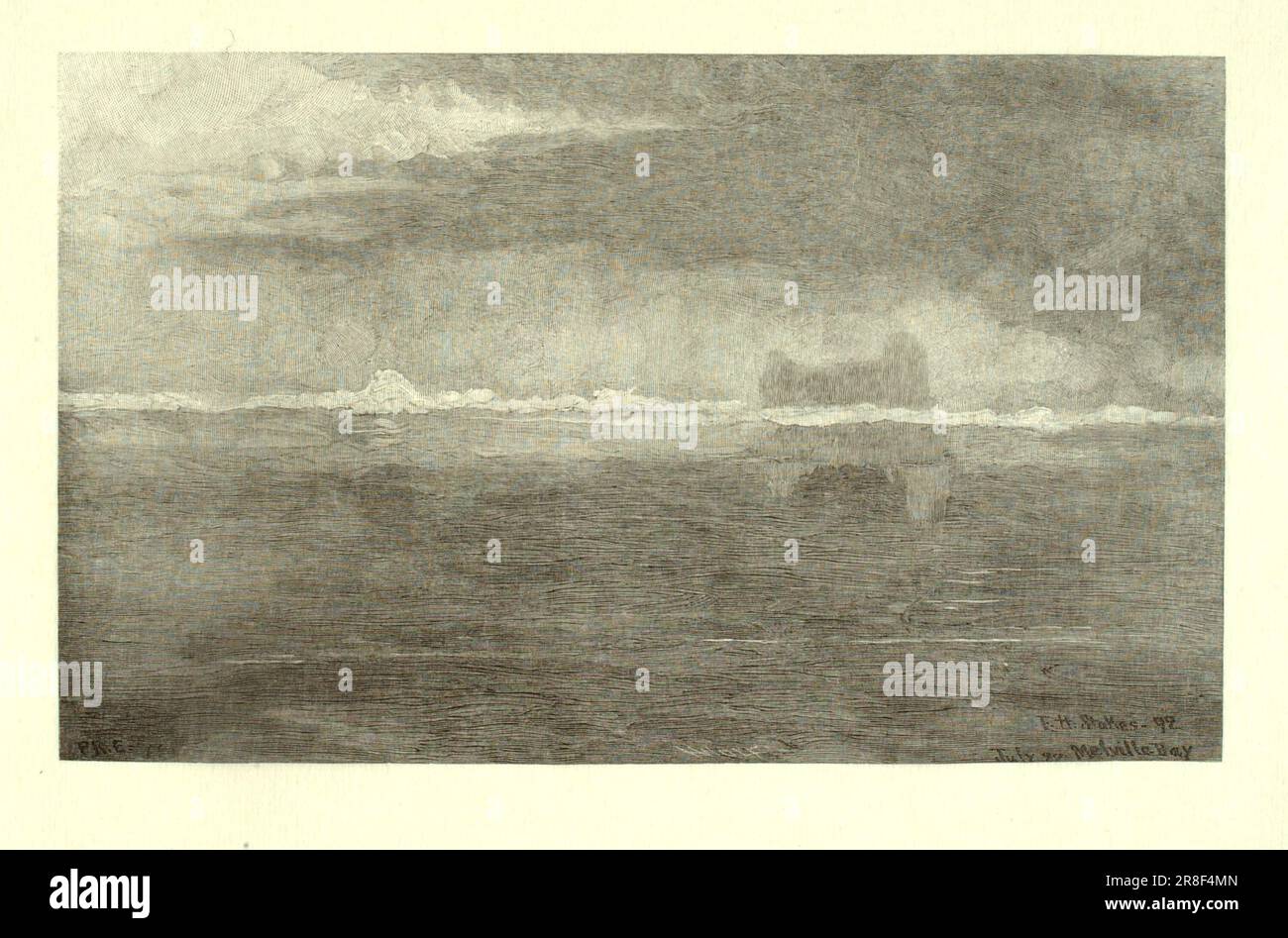 An Arctic Cathedral 1893 by Henry Wolf, born Eckwersheim, Alsace 1852 ...