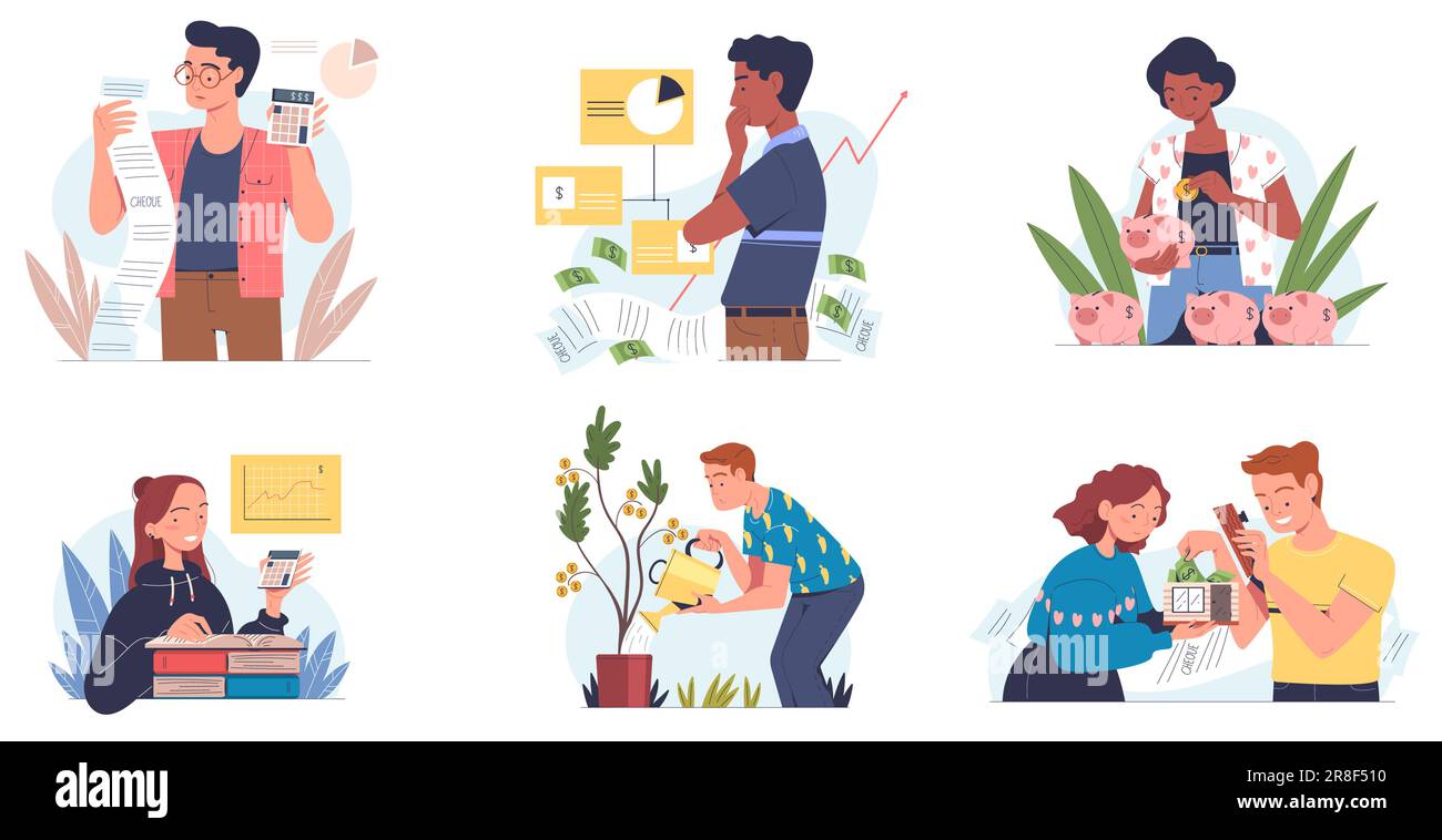 Saving money education Cut Out Stock Images & Pictures - Alamy