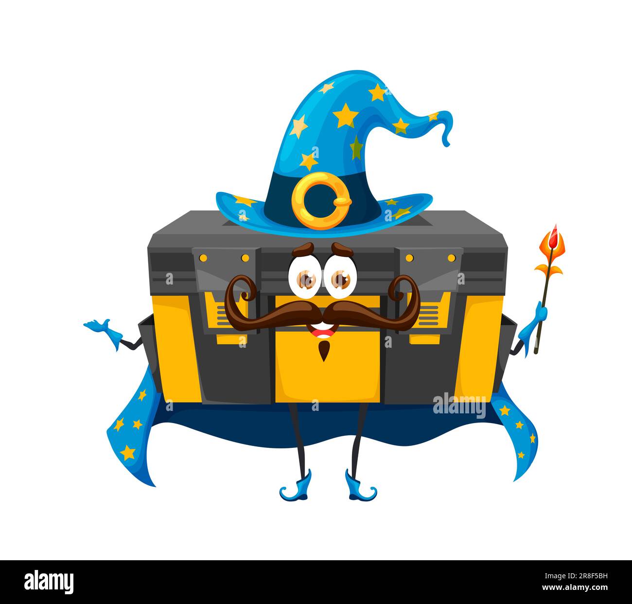 Conical box container Stock Vector Images - Alamy