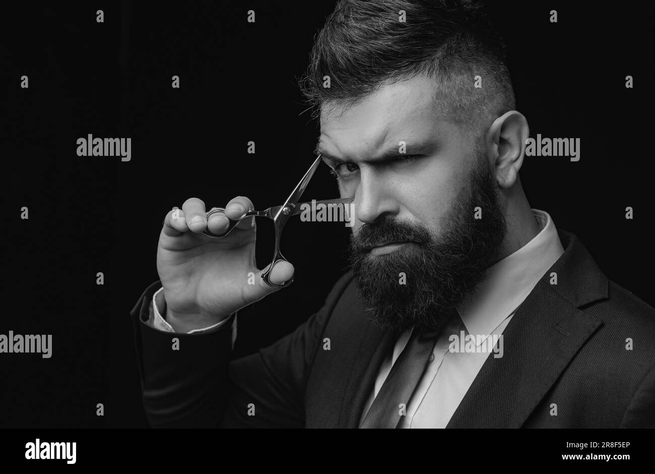Perfect beard. Haircuts for men. Stylish and hairstyle. Hair salon and ...