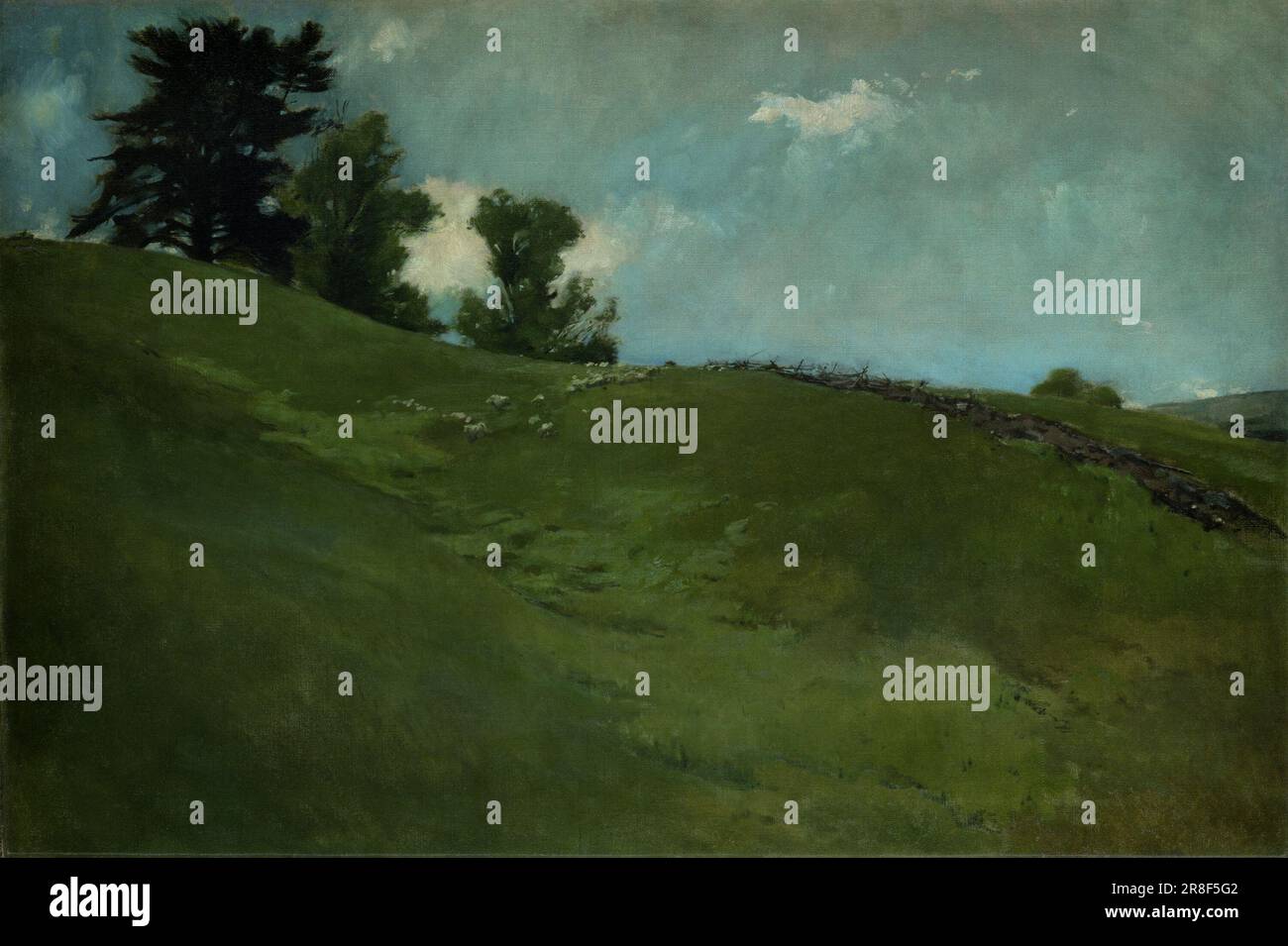 Landscape, Cornish, N.H. ca. 1890 by John White Alexander, born ...
