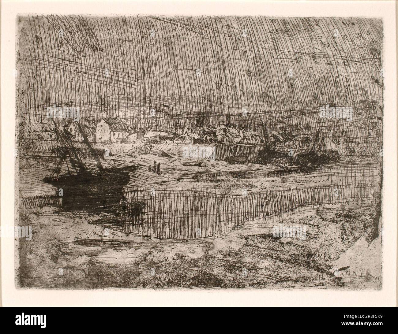 Capsized Fishing Boats, Brittany n.d. by Henry Ossawa Tanner, born ...