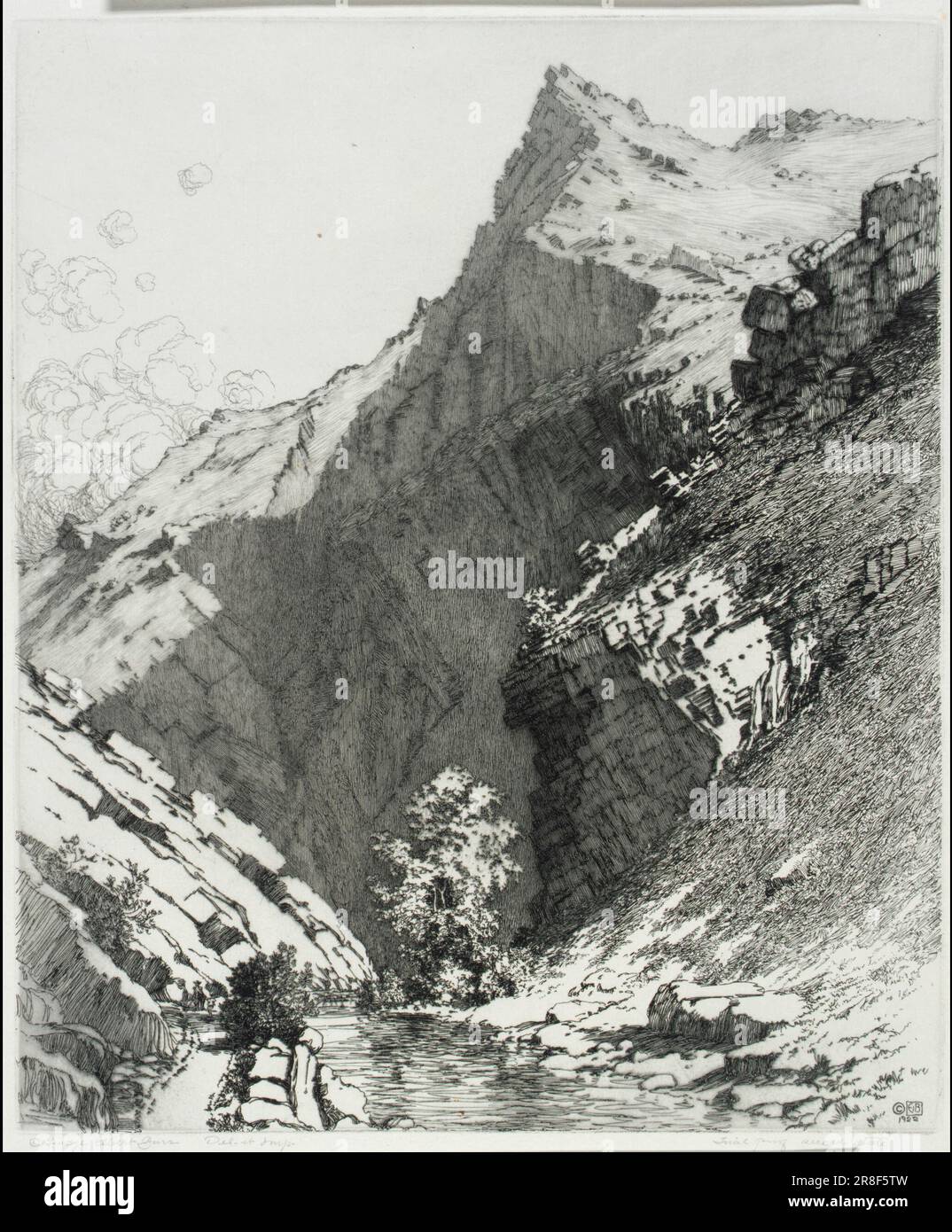 Bear Creek Canyon, Denver, Colorado 1922 by George Elbert Burr, born ...