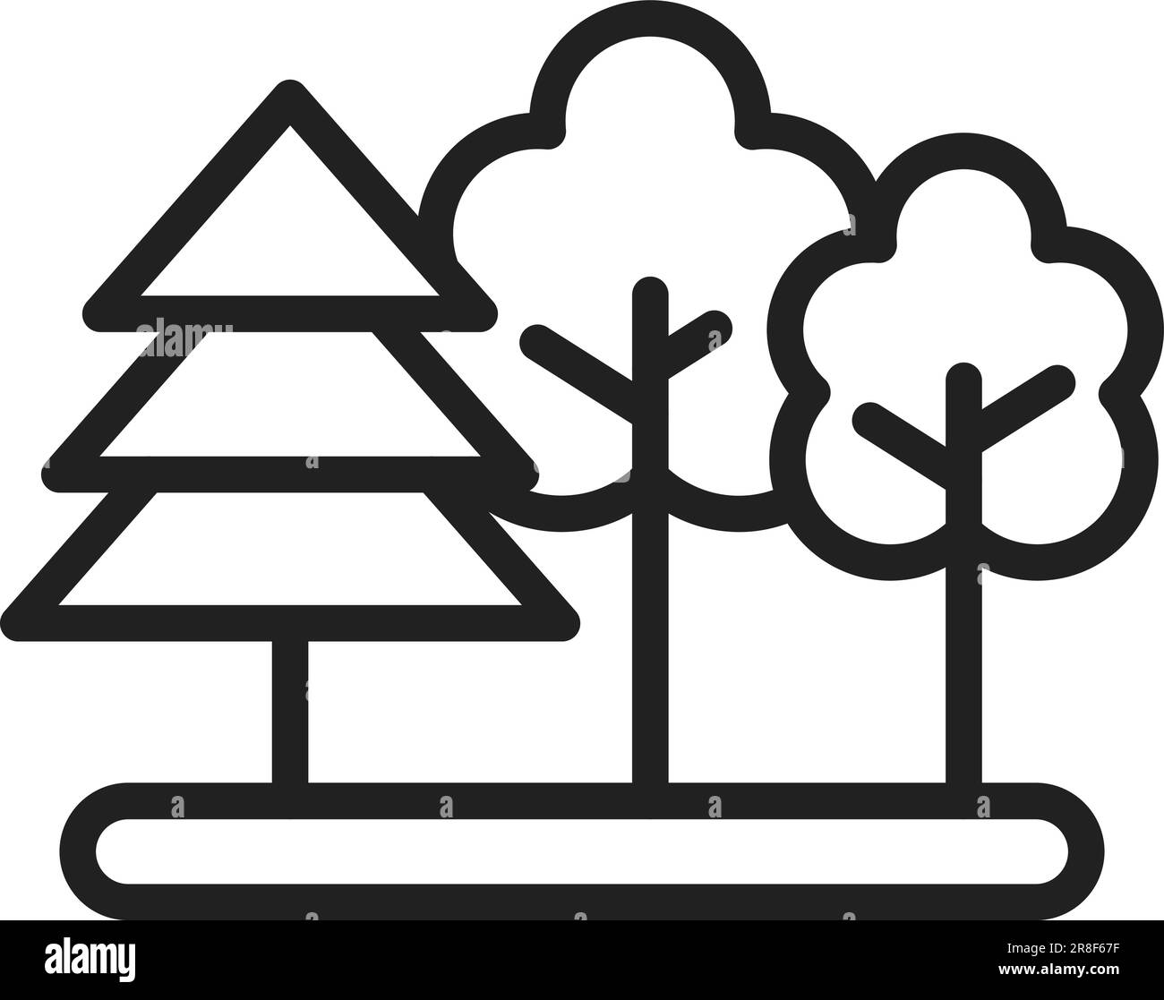 Forest Icon Image Stock Vector Image & Art - Alamy