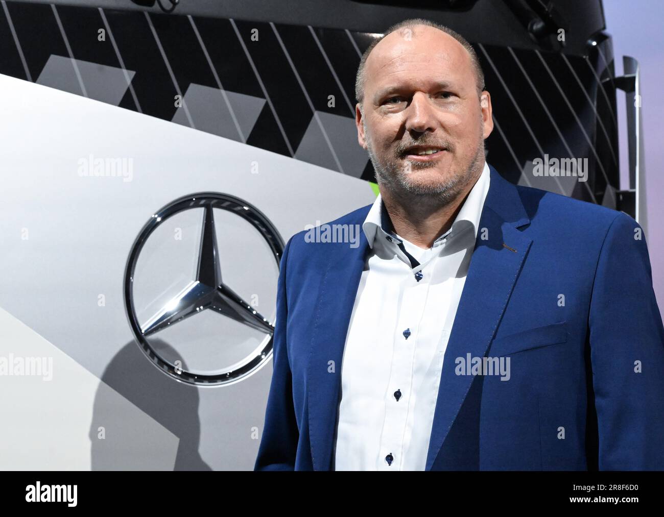 Stuttgart, Germany. 21st June, 2023. Jochen Goetz, CFO of Daimler Truck ...