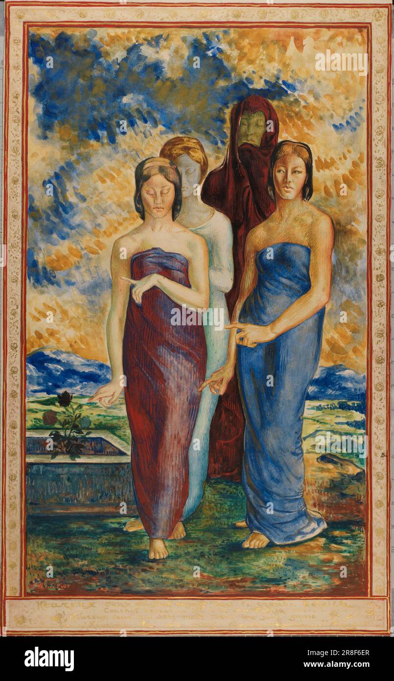 Allegorical Figures n.d. by René Piot, French, born Paris, France 1869 ...