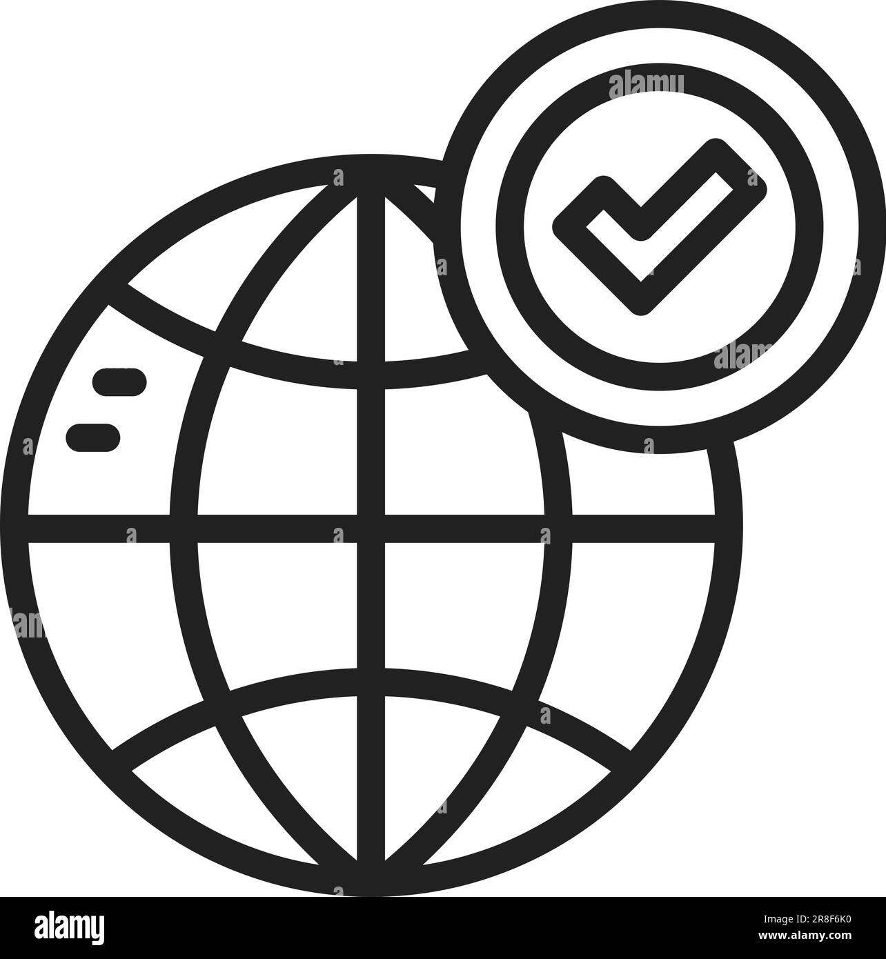 Globe world earth connection Black and White Stock Photos & Images - Alamy