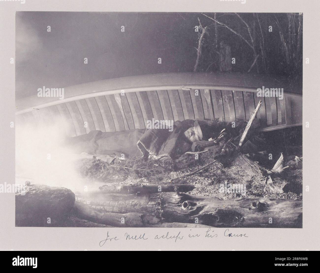 Joe Mell, Asleep in His Canoe ca. 1895 by William Lyman Underwood, born ...