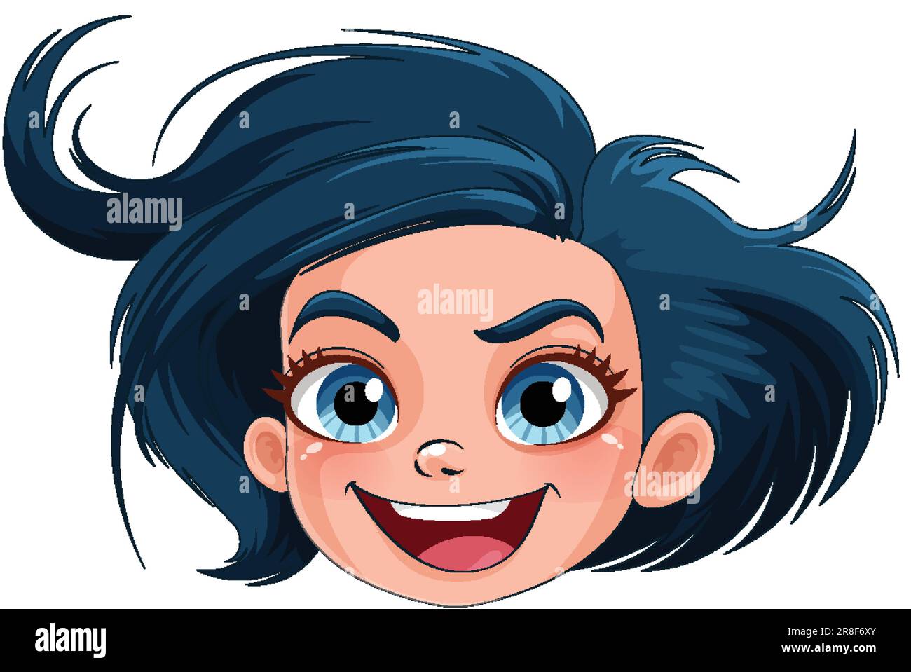 Happy Girl Smiley Animation