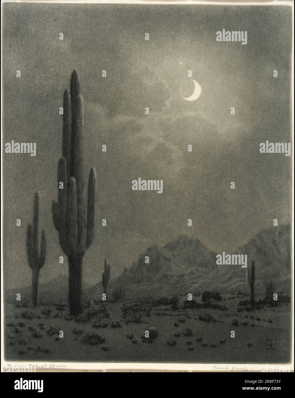 New Moon and Evening Star, Phoenix after 1923 by George Elbert Burr ...