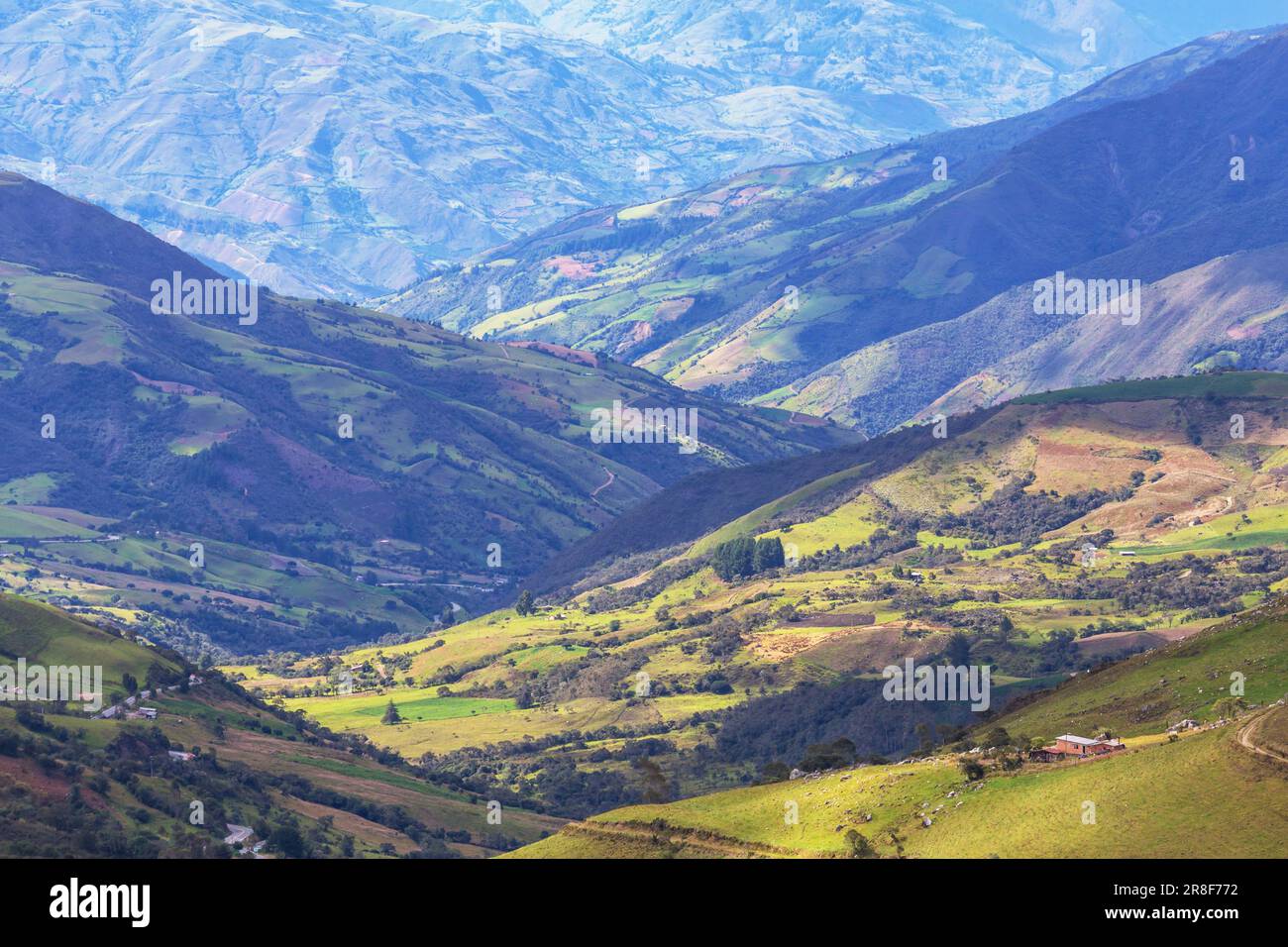 Rural landscapes in green colombian mountains Stock Photo - Alamy