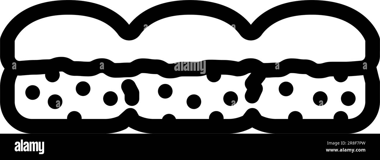 Brioche burger gourmet meal Stock Vector Images - Alamy