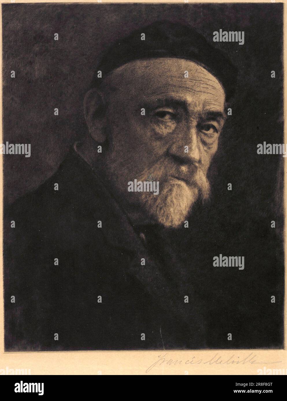 Portrait of J.Q.A. Ward, Sculptor n.d. by Francis Melville, born ...