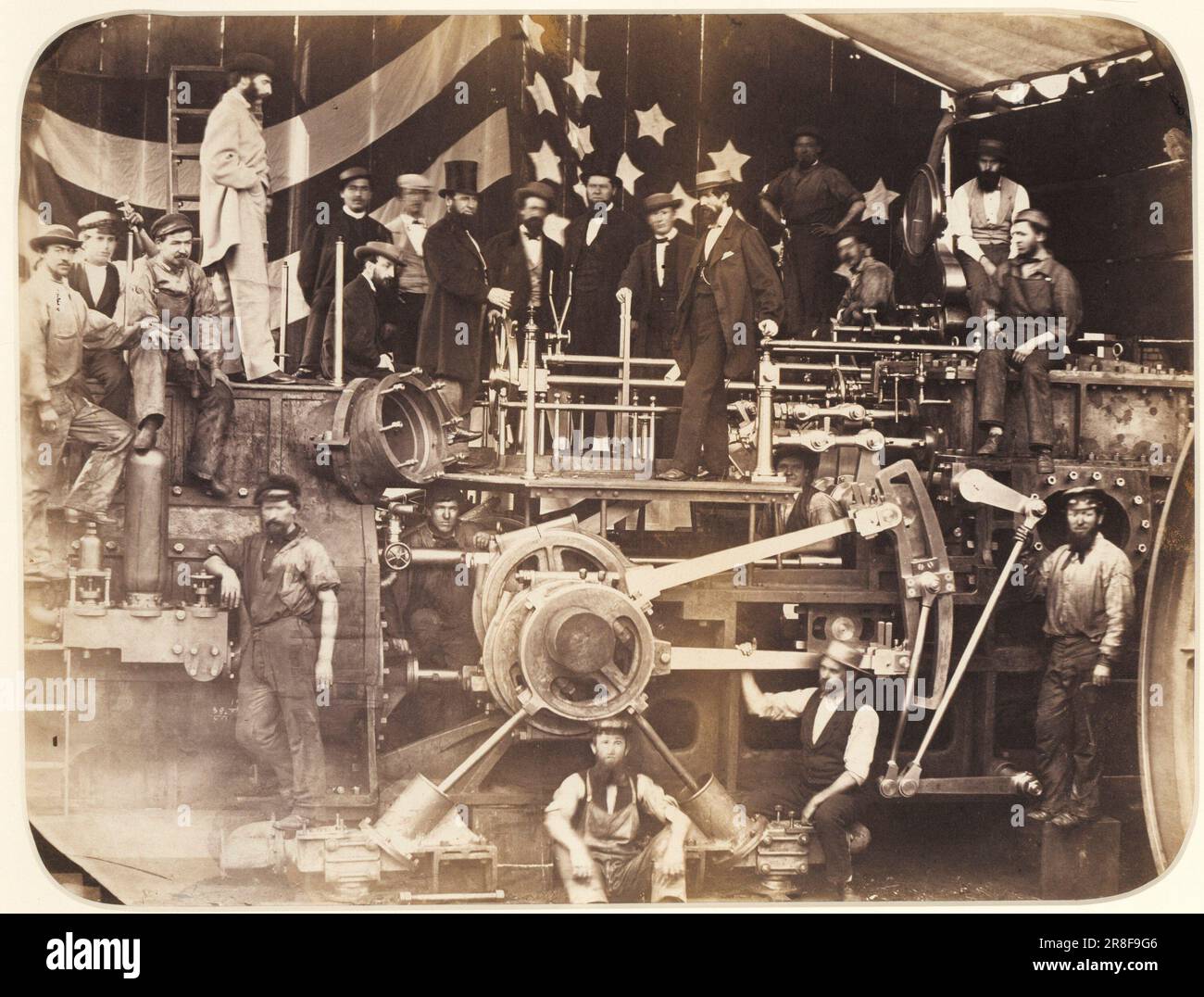 Engine of the U.S.S. Kearsarge ca. 1861 by Kellogg Brothers, active ...