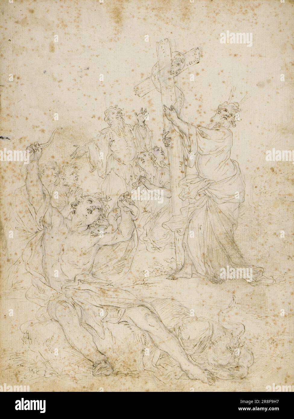 Drawing n.d. by Pierre Hubert Subleyras, French, born Saint-Gilles-du ...