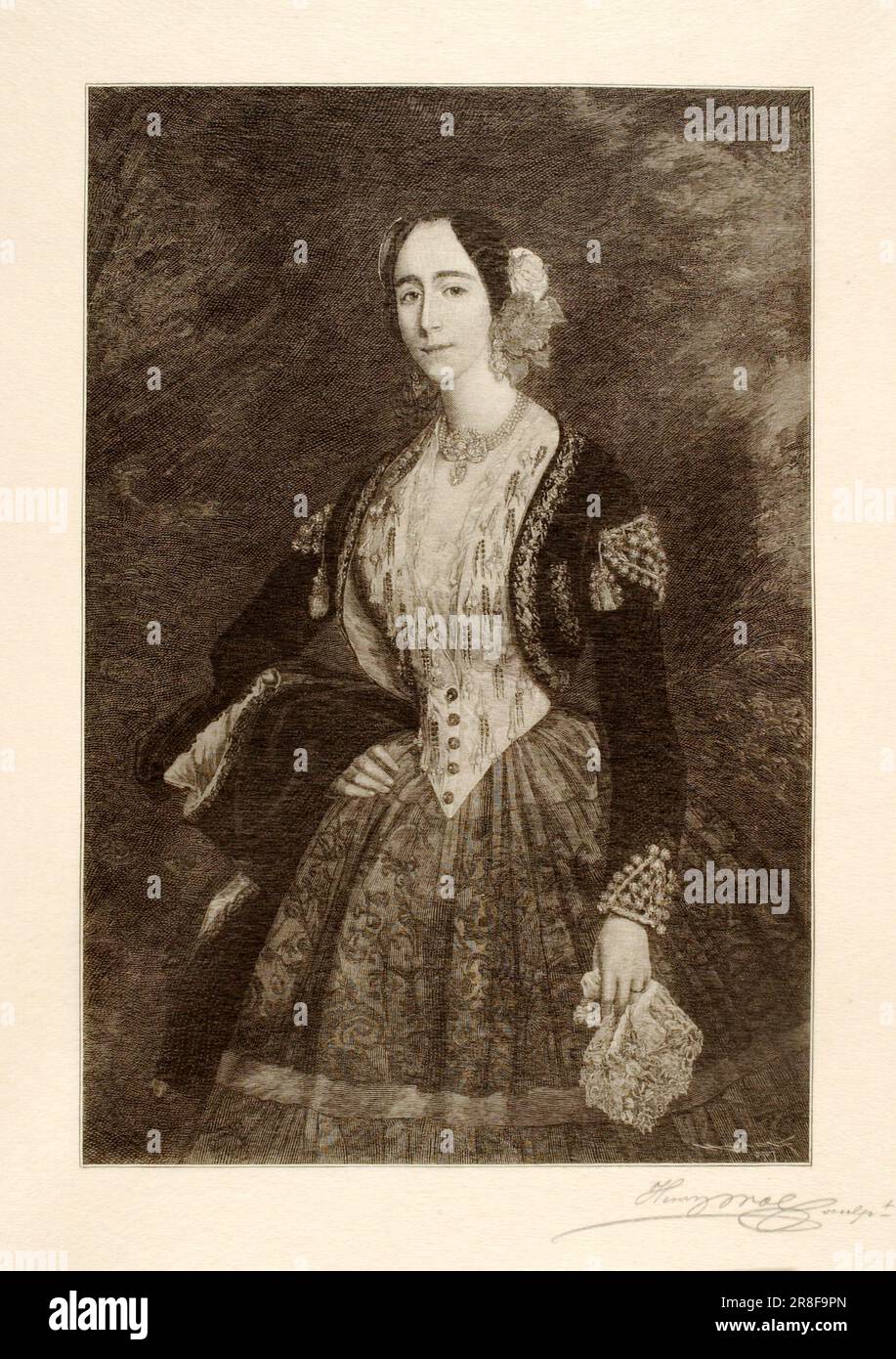 Spanish Countess 1907 by Henry Wolf, born Eckwersheim, Alsace 1852-died ...