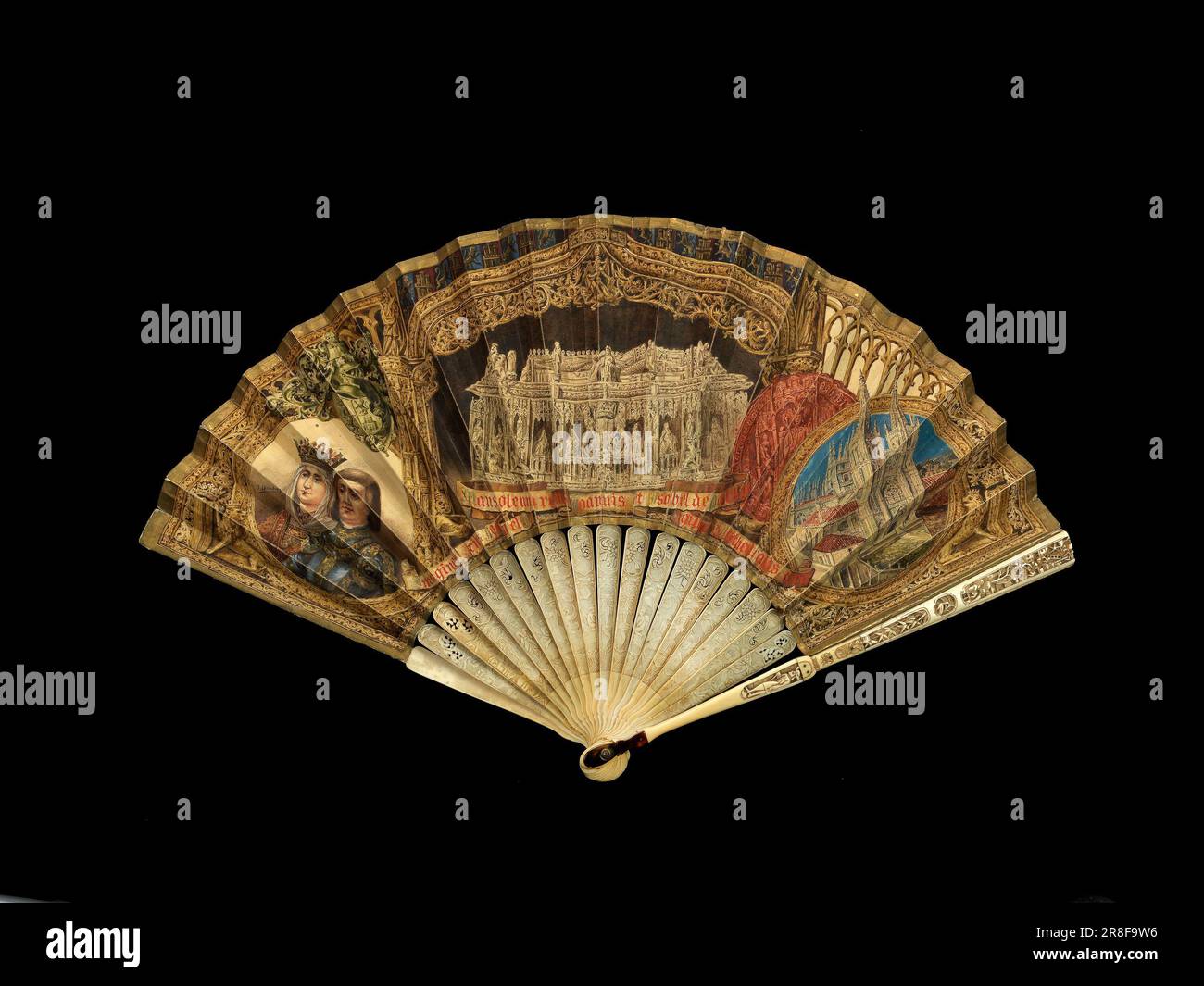 Fan 1800-1900 by Unidentified (French Stock Photo - Alamy