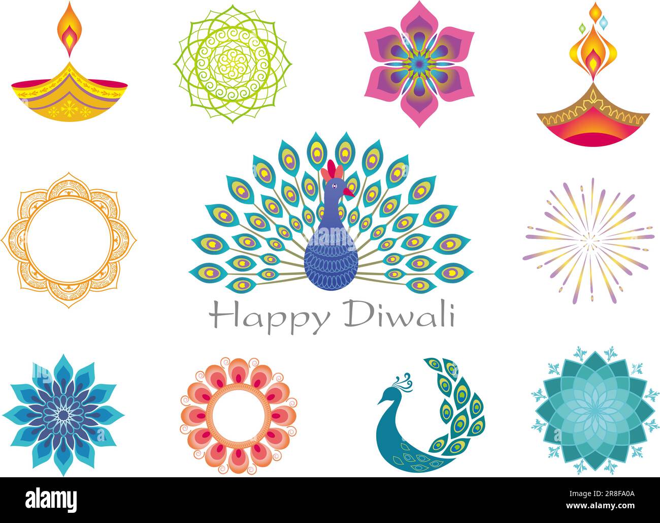 Rangoli vector vectors hi-res stock photography and images - Alamy