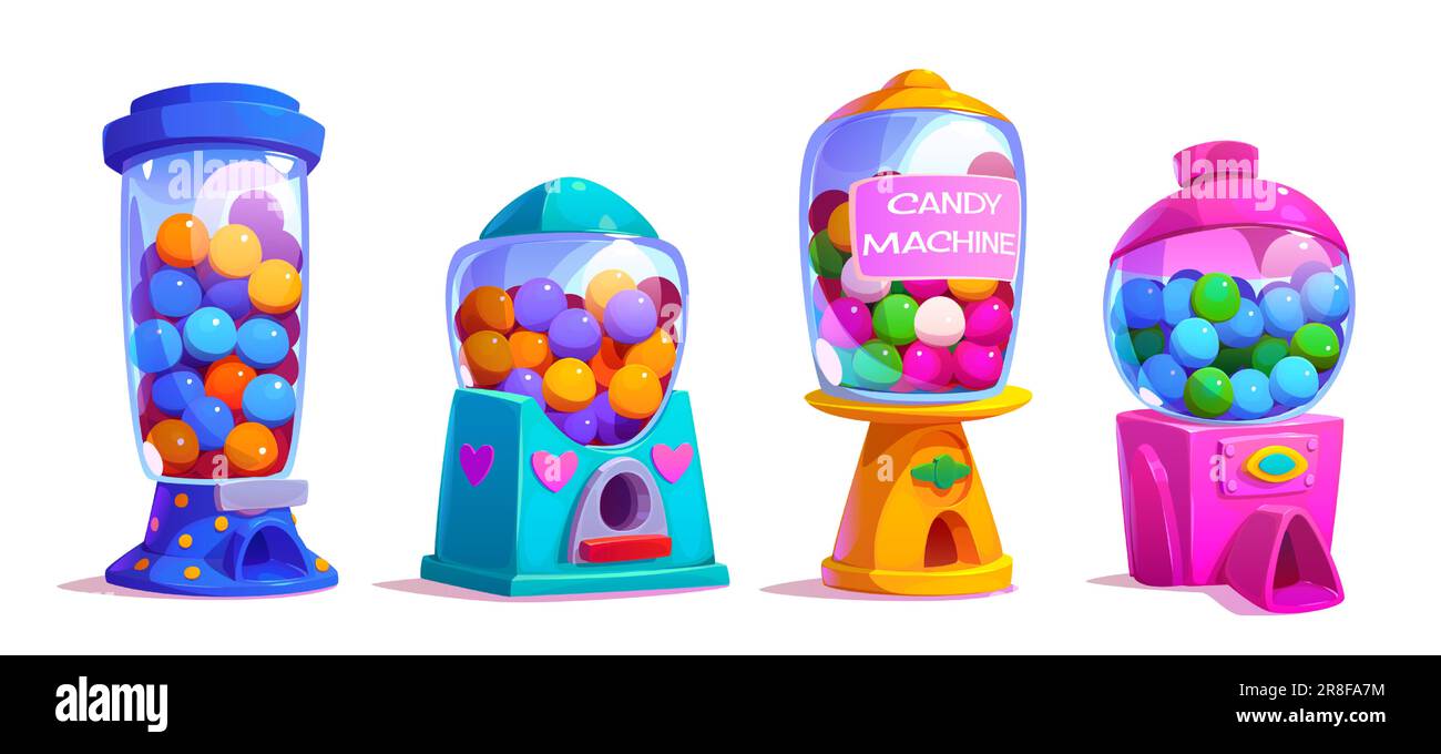 Cartoon Bubble Gum Balls