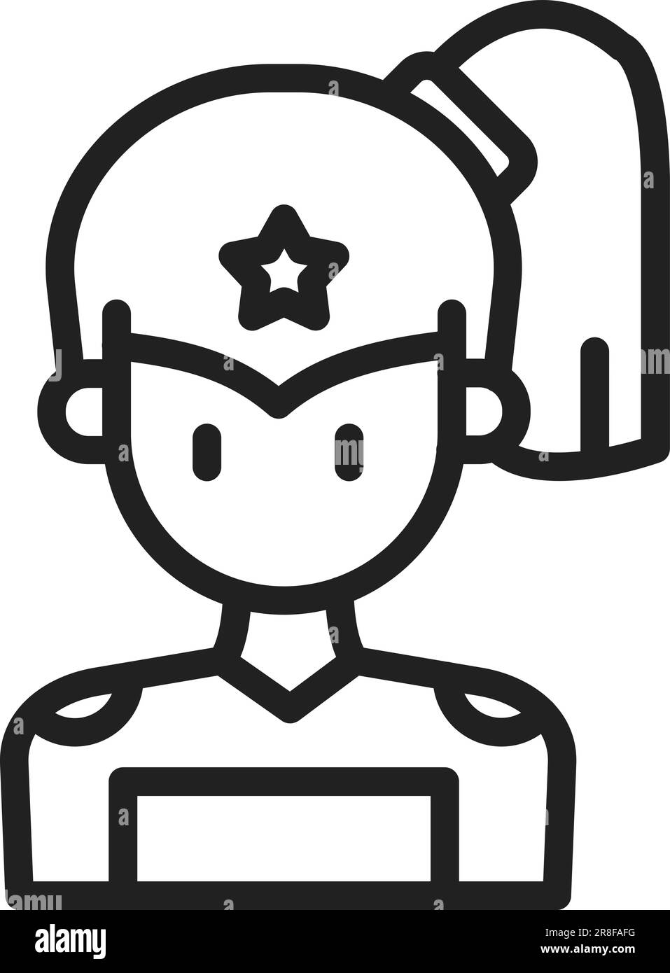 Female Superhero Icon Image Stock Vector Image & Art - Alamy