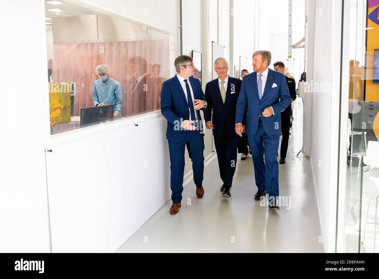 Mont Saint Guibert, Belgium. 21st June, 2023. King Willem-Alexander and ...