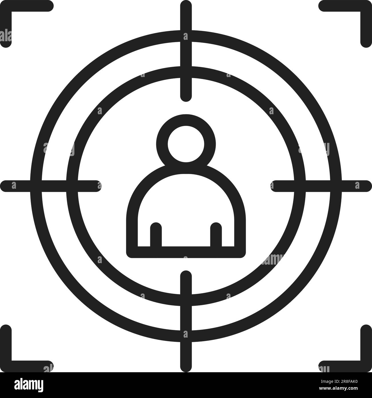 Focus On User Icon Image Stock Vector Image & Art - Alamy