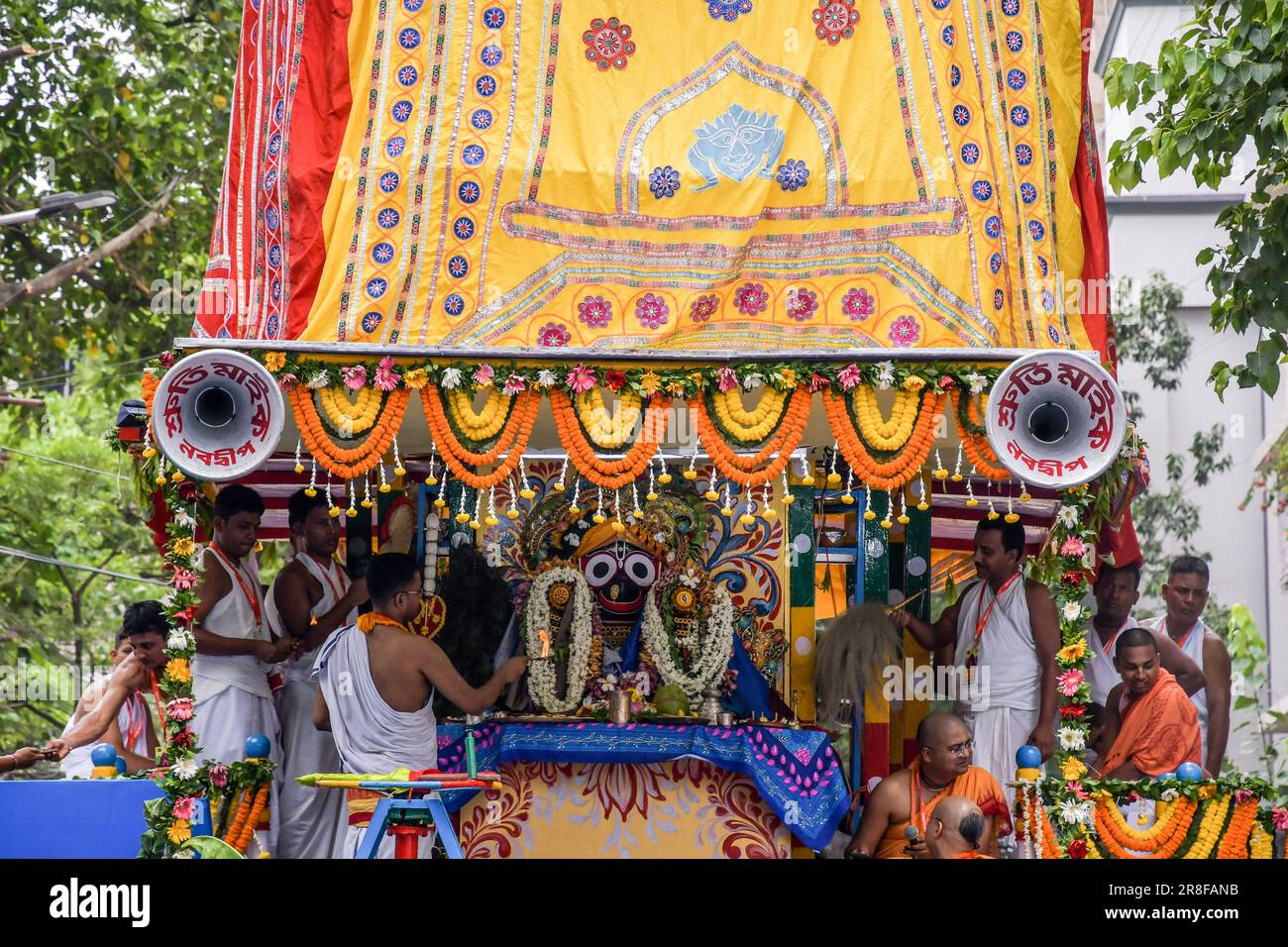 Iskcon devotee hi-res stock photography and images - Alamy
