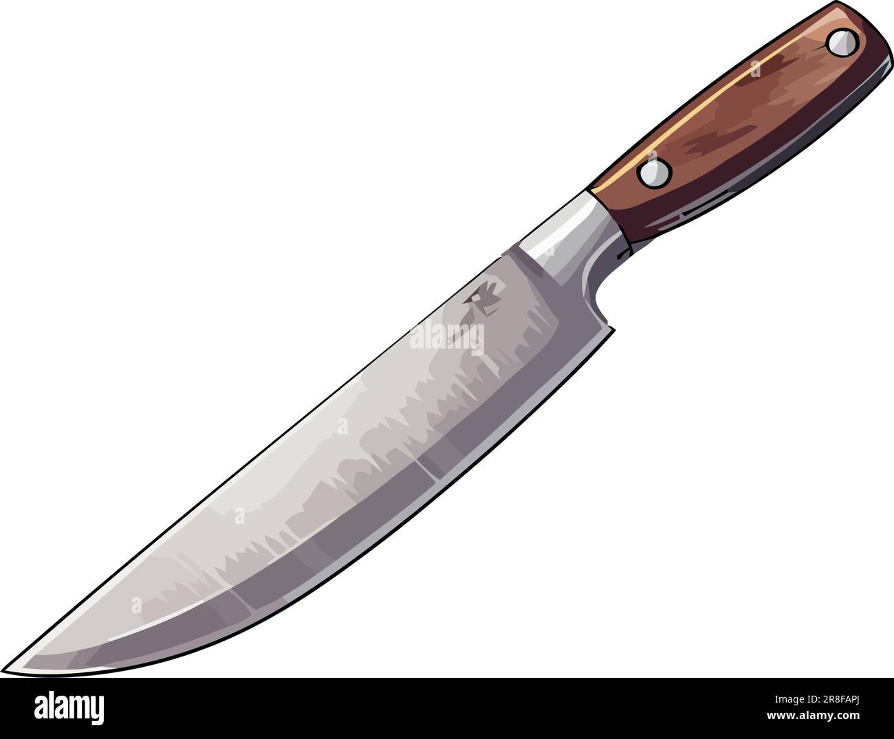 knife with wooden handle icon Stock Vector Image & Art - Alamy