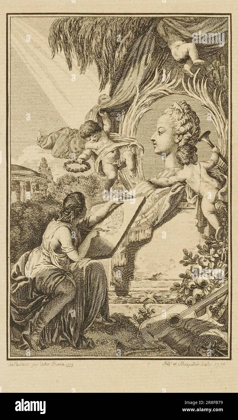 Untitled n.d. by Louis Joseph Masquelier I, French, born Cysoing ...
