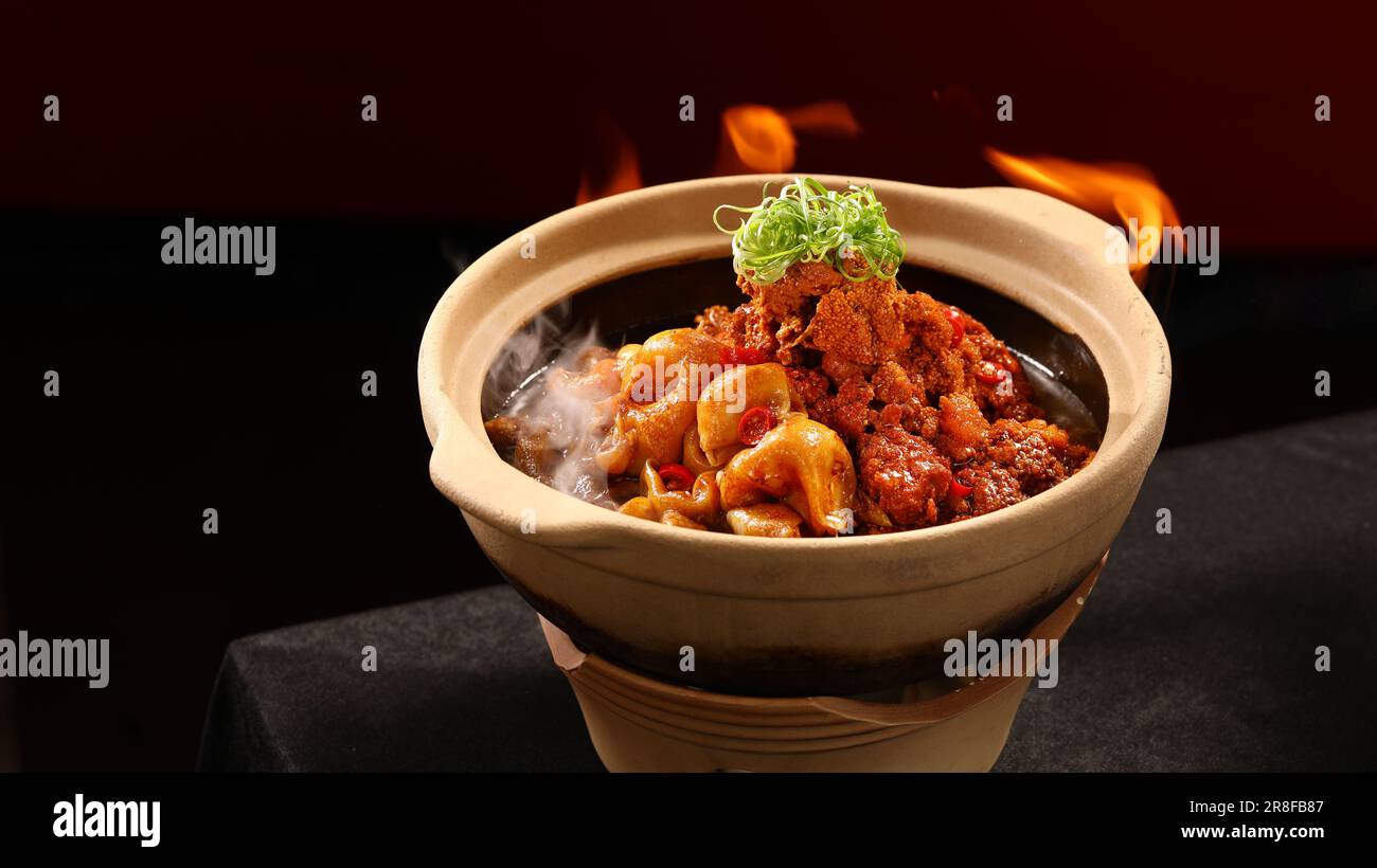 braised Fish Roe and fish maw（Swim bladder） Stock Photo - Alamy