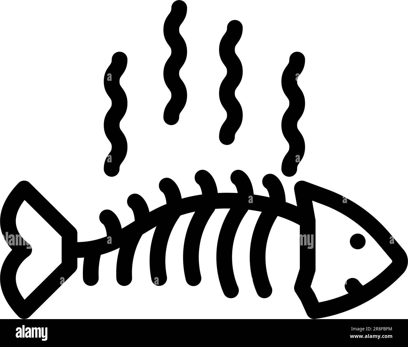 stench smell line icon vector illustration Stock Vector Image & Art - Alamy