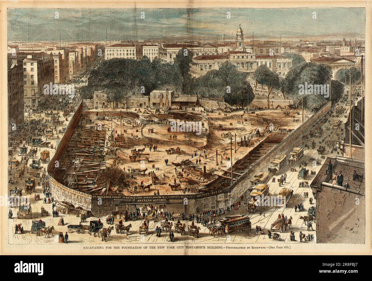 Foundation of the new york city post office hi-res stock photography ...