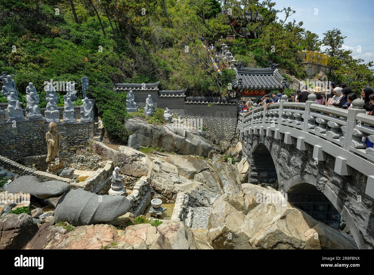 Busan, South Korea - May 27, 2023: Haedong Yonggungsa Temple is one of ...