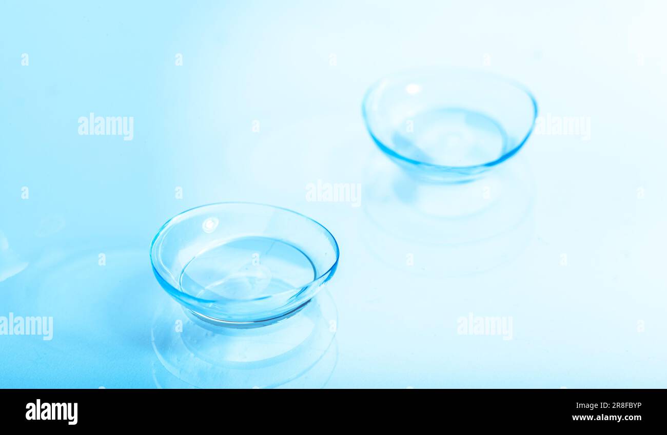 Contact lenses with water drops Stock Photo - Alamy