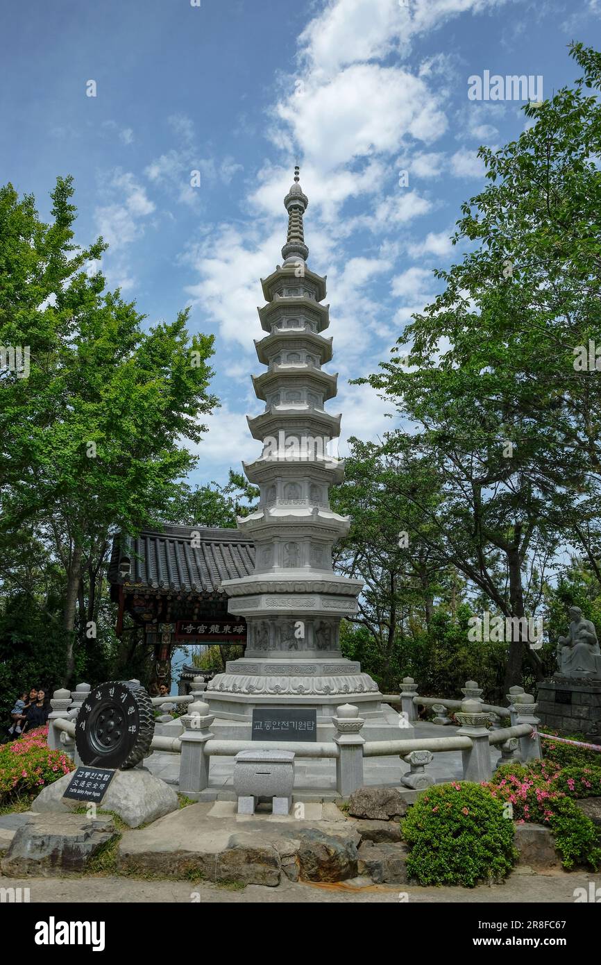 Busan, South Korea - May 27, 2023: Haedong Yonggungsa Temple is one of ...