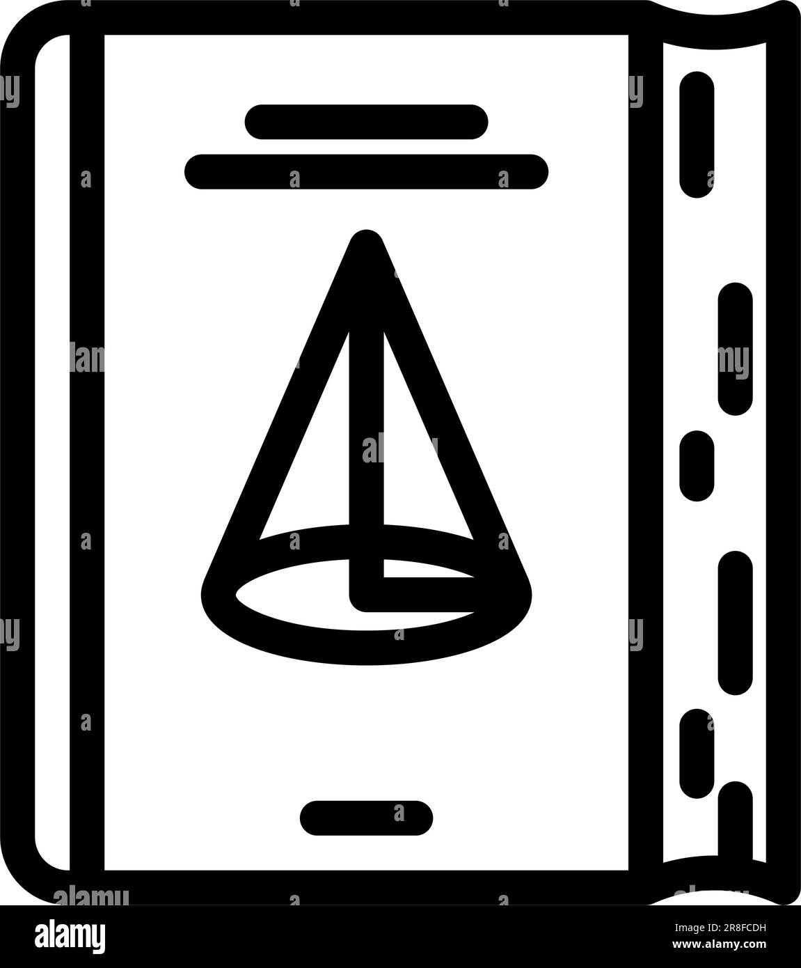 geometry education science line icon vector illustration Stock Vector ...