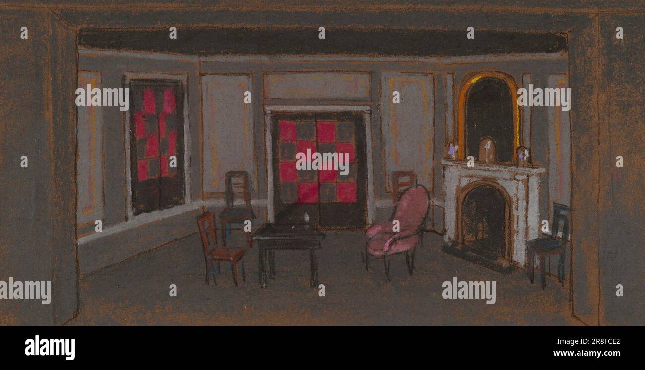 Alice's Living Room--False Proscenium (set design) [] by William ...