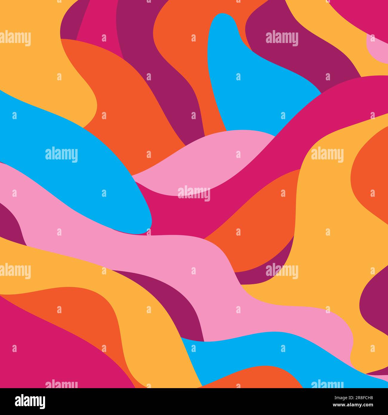 This image features an aesthetic composition of abstract wavy lines ...