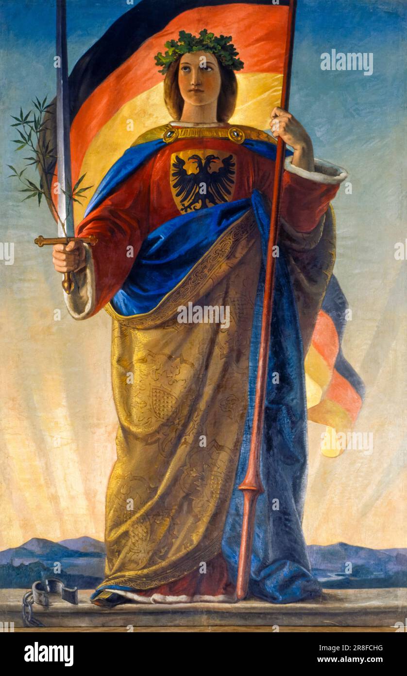 Philipp Veit, Germania, painting in oil on canvas, 1848 Stock Photo - Alamy