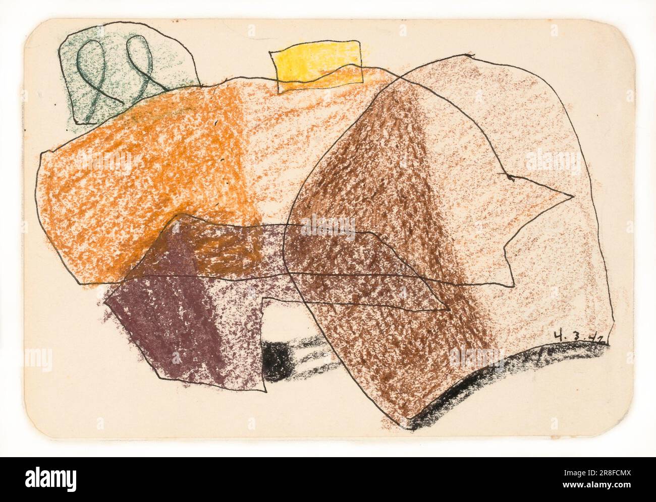 Untitled 1942 by Arthur Dove, born Canandaigua, NY 1880-died Huntington ...