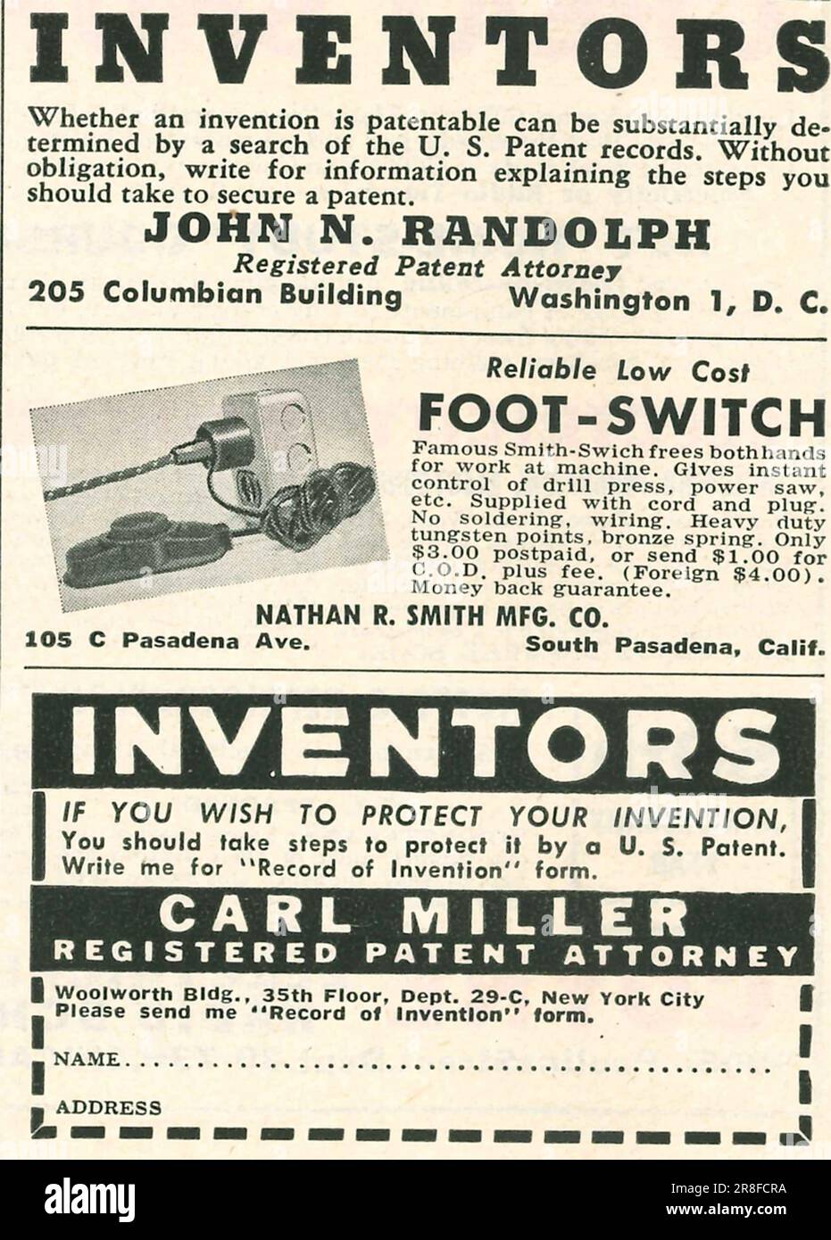 Inventors patents. Inventors patent company, patents attorneys advert ...